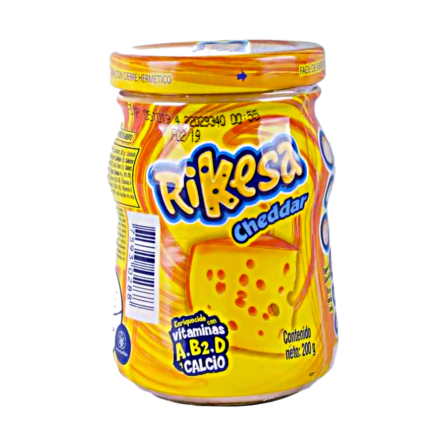 Queso Rikesa Cheddar 200g Aderezo Polar Salsa Venezuela Arep - Rappi