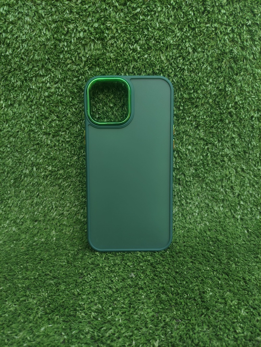 Iphone 12 Pro Max | Forro Protector |case Rigido | Verde Esmeralda ...