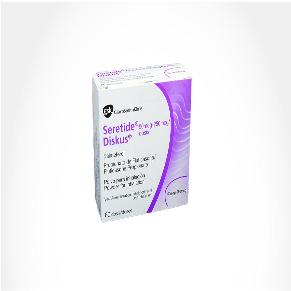Seretide Polvo para Inhalación (50 mcg/250 mcg) - Rappi