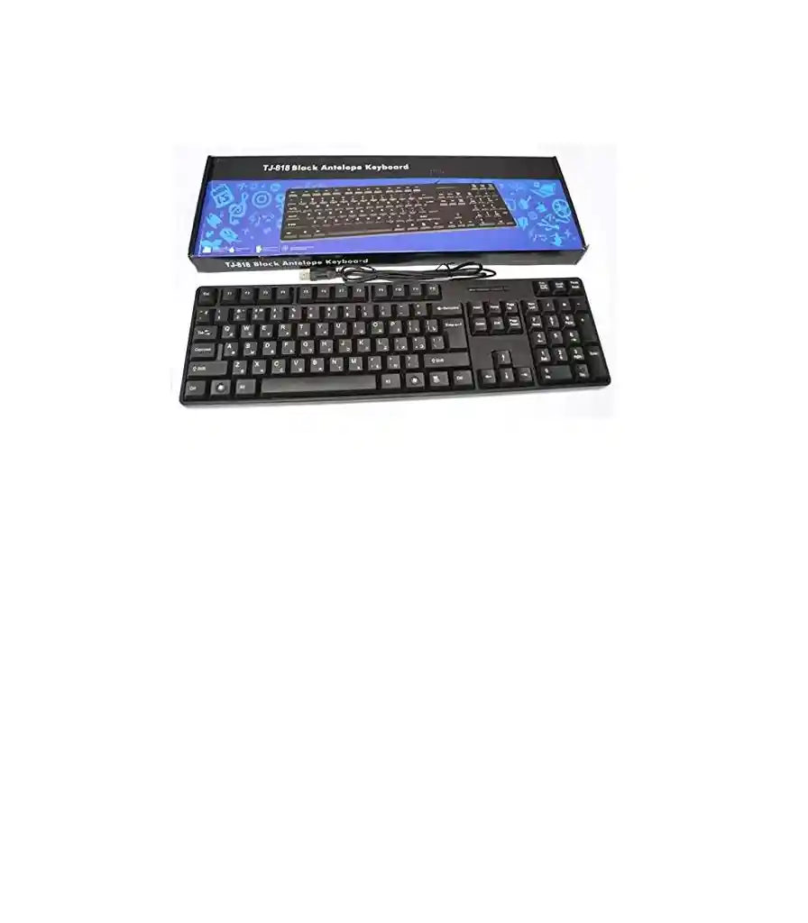 Teclado Tj 818 Black Antelope Keyboard - Rappi