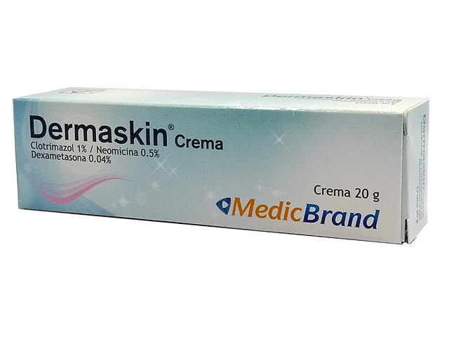Dermaskin | Clotrimazol + Neomicina + Dexametasona | 1 + 0.5 + 0.04% ...