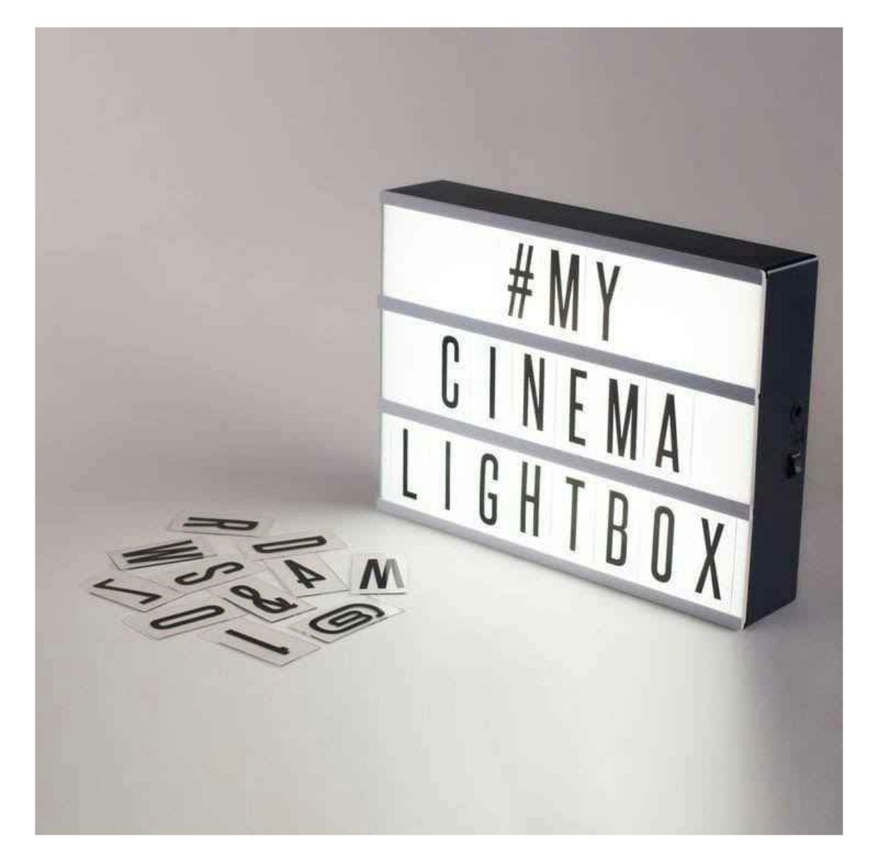 Tablero Led Con Letras Caja Luminosa Light Box A4 - Rappi