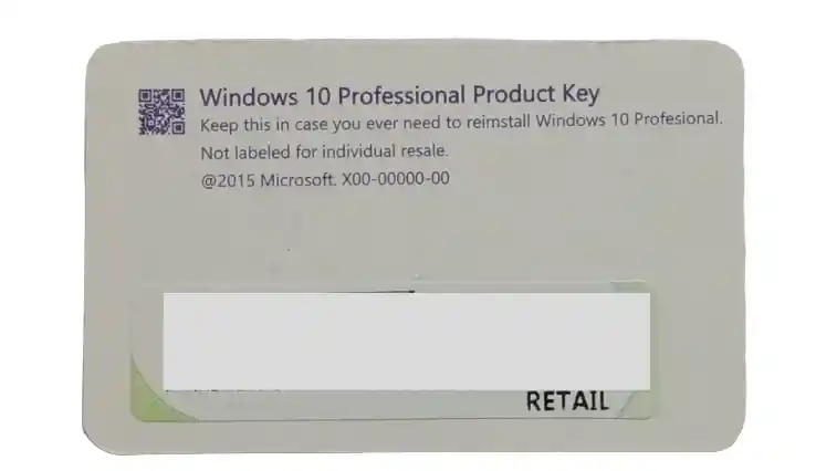 Microsoft Windows 10 Pro Retail Tarjeta Licencia - Rappi