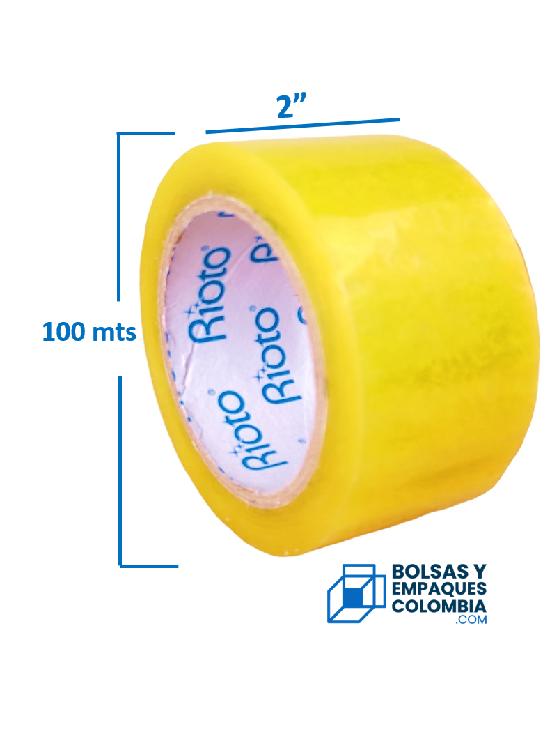 Cinta Ancha De 2” X 100 Mts Transparente - Rappi