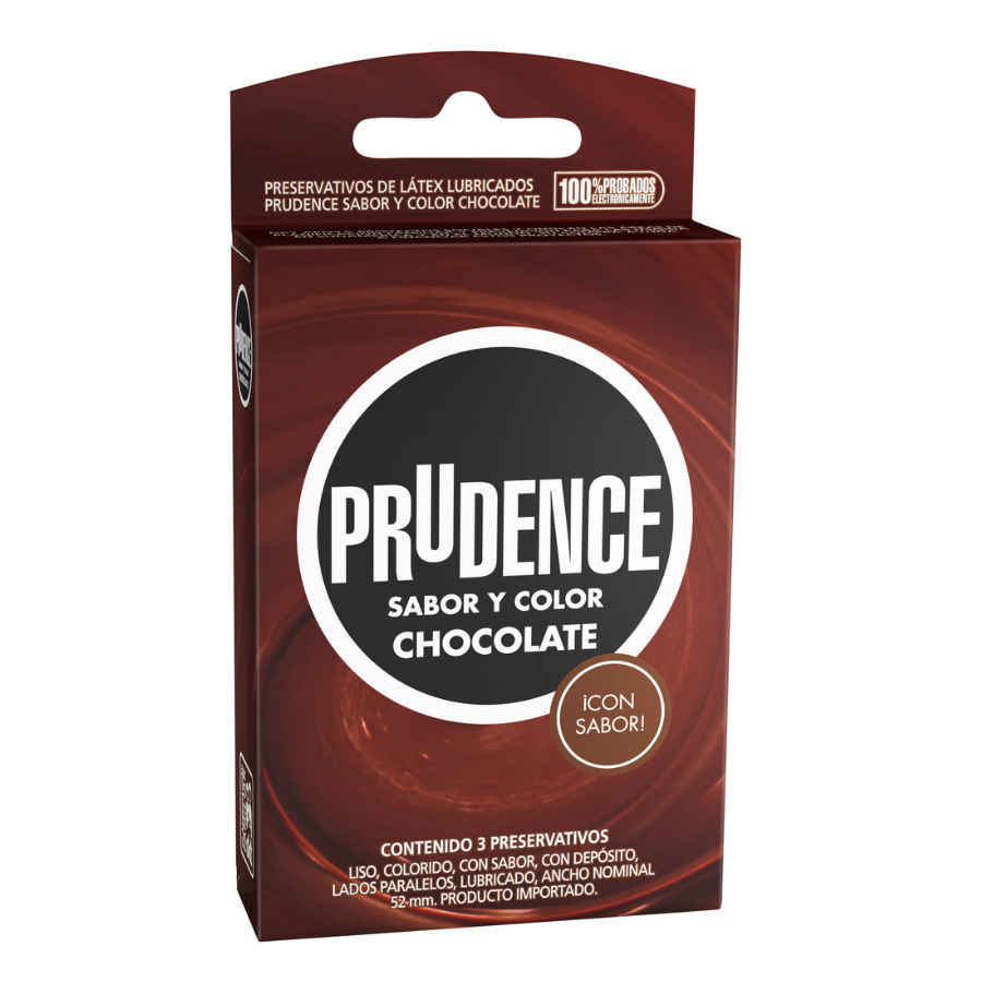 Condones Prudence Chocolate Sabor Y Color X 3 Unds - Rappi