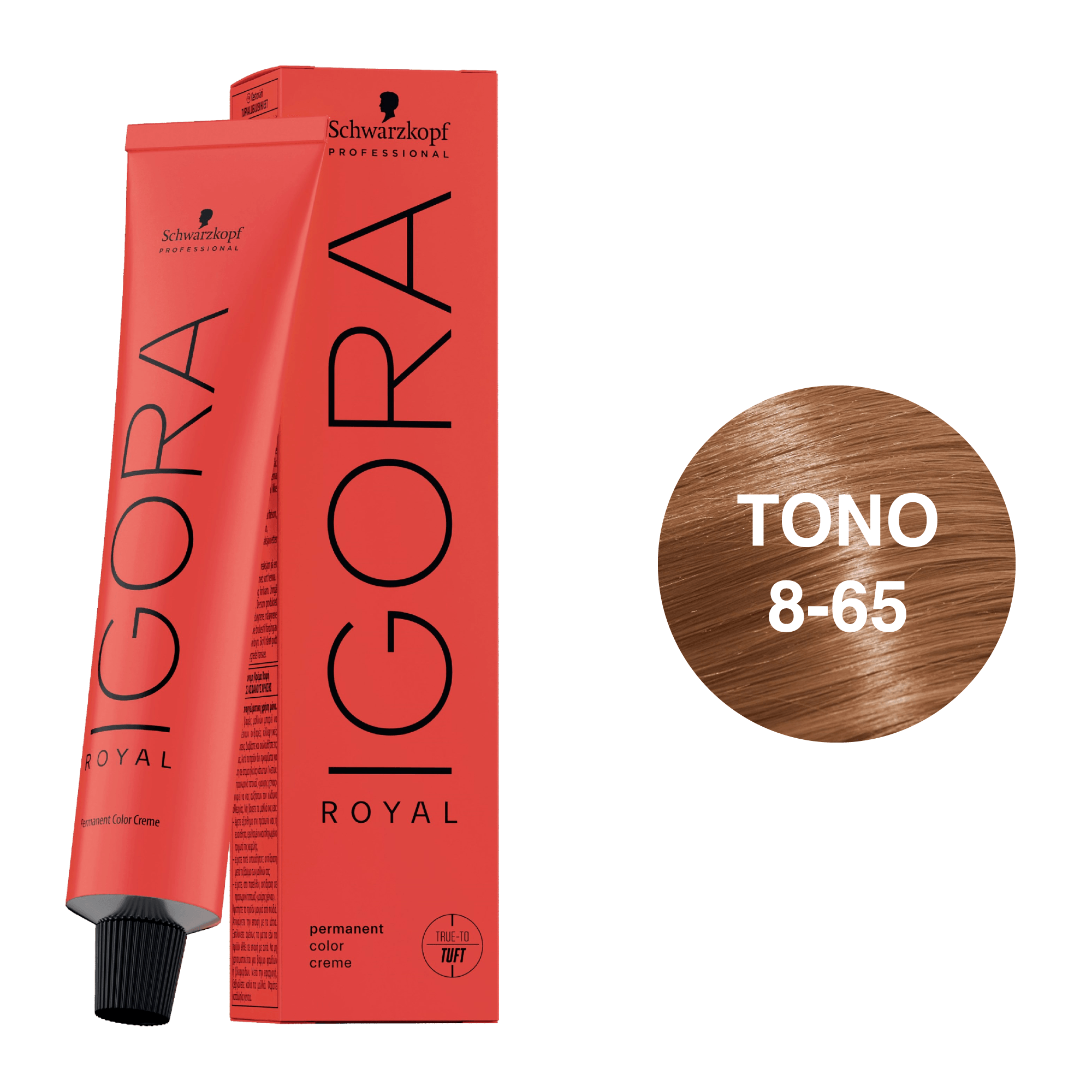 Igora Royal Tono 8-65 Rubio Claro Chocolate Dorado 60ml - Rappi