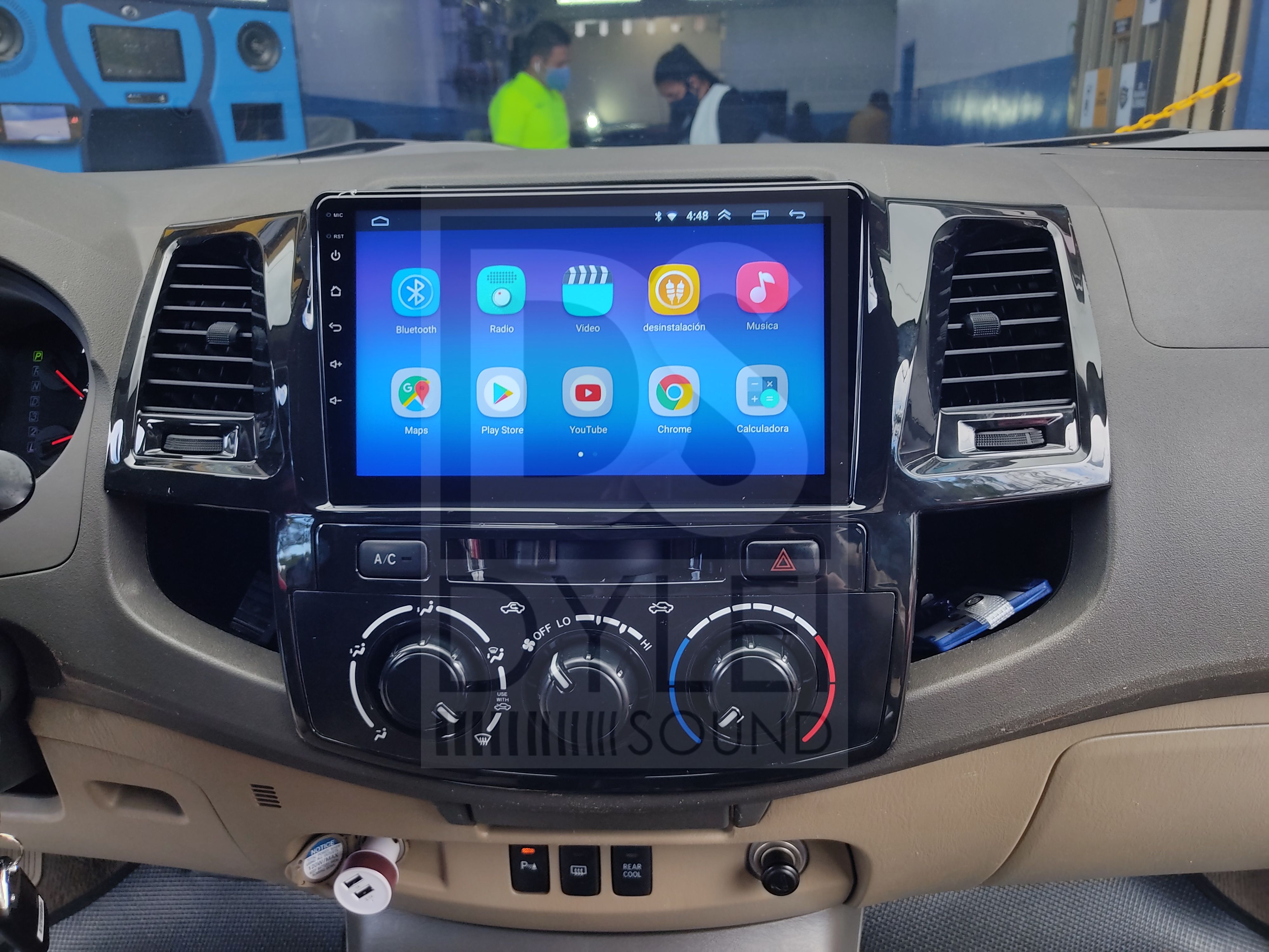 Radio Tipo Original Toyota Fortuner/hilux 2005-2016 Carplay 2gb Ram ...