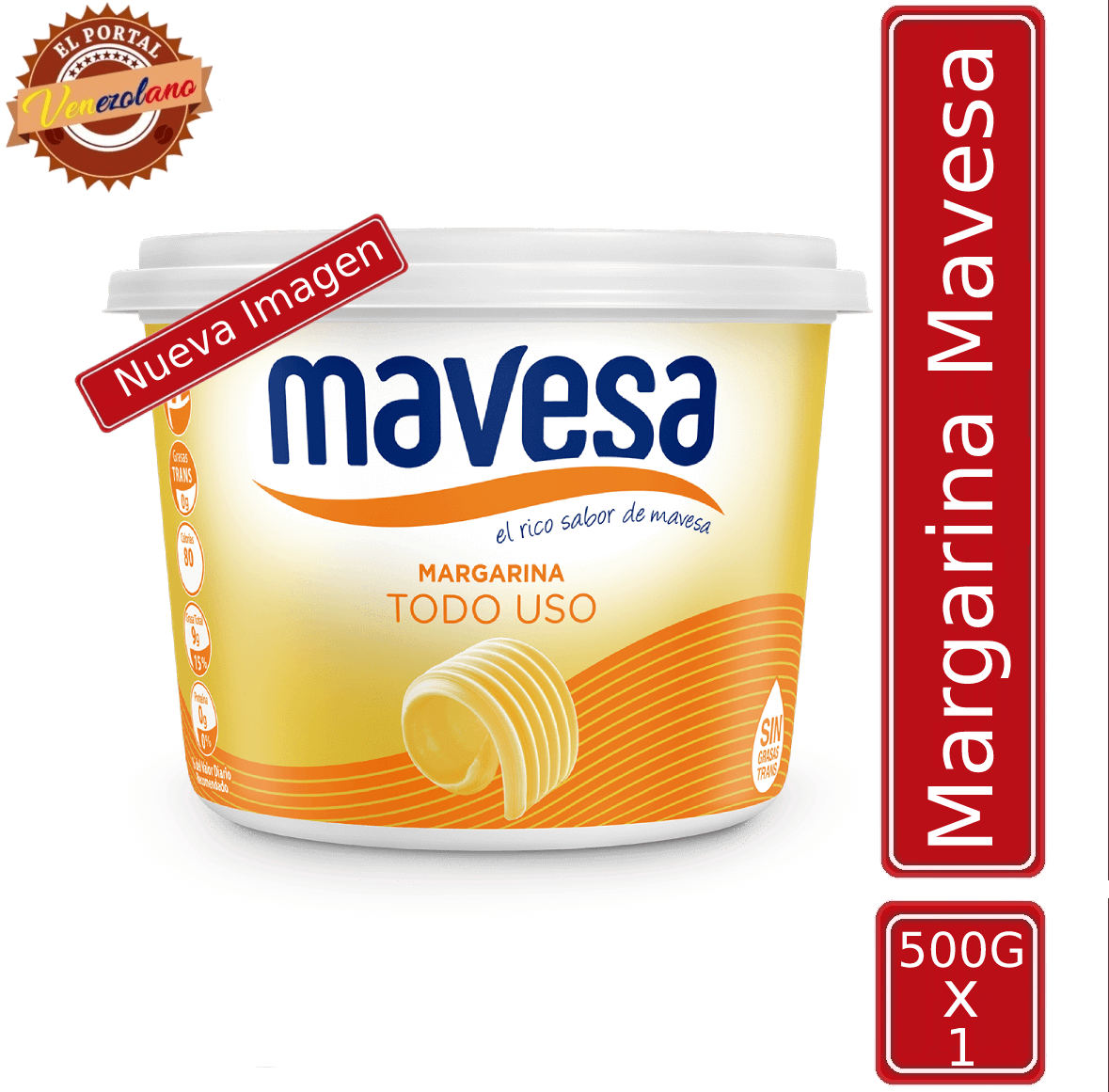 Mantequilla Mavesa 500g Venezolana - Rappi