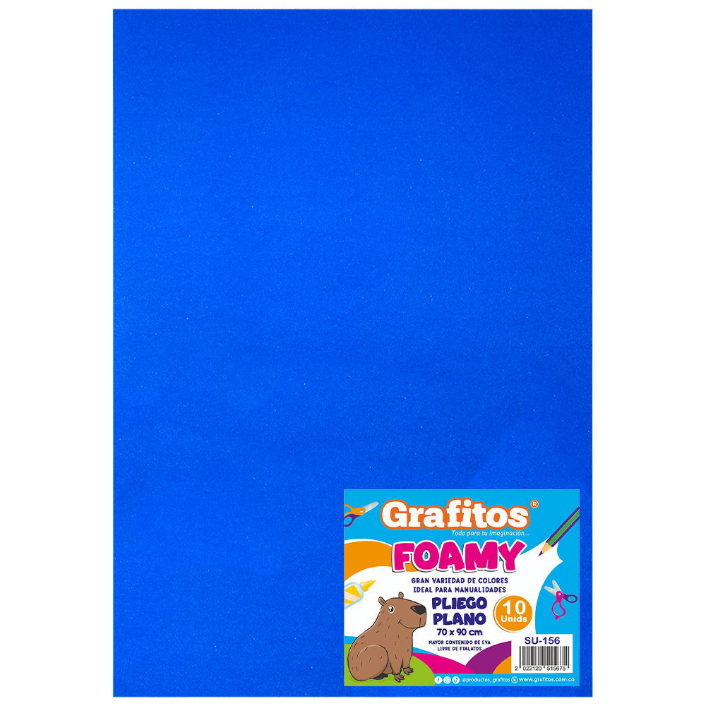 Fomi Liso Lamina Azul Rey - Rappi