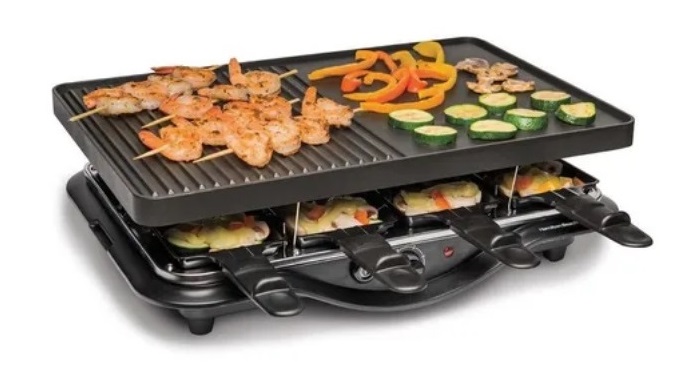 Raclette Electrica Parrilla Asador 8 Puestos - Rappi