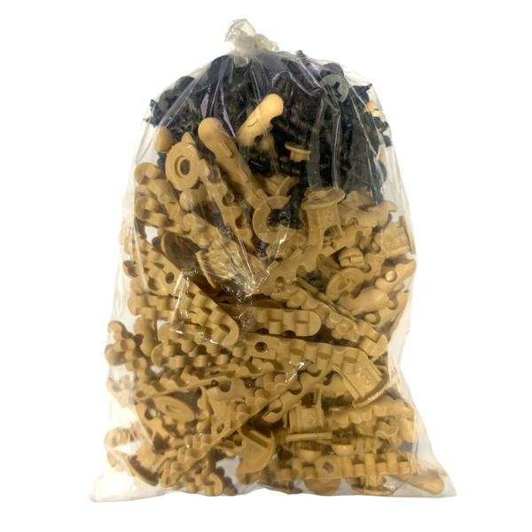 Chazo Caimán Plástico De 1/4 X 1 1/4" Con Tornillo Negro X 100 Unidades ...