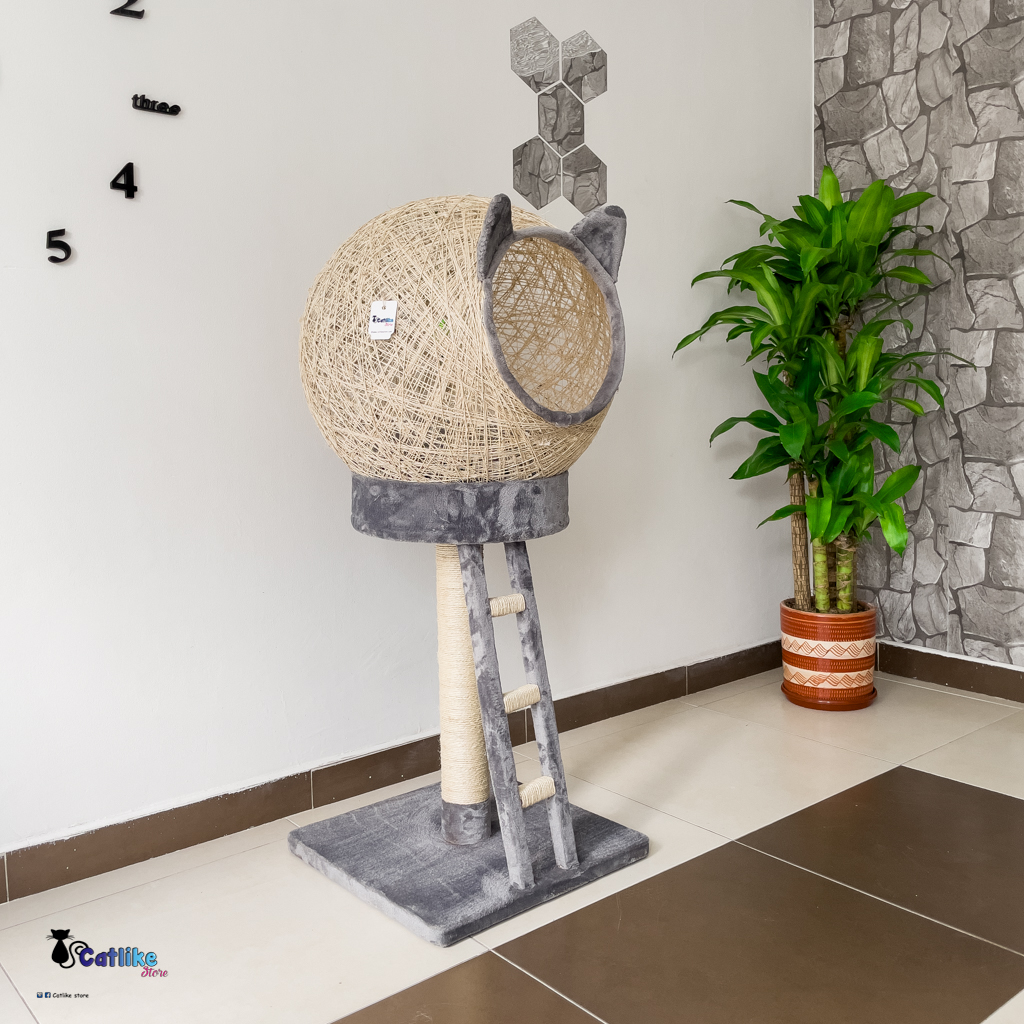 Cama Nido Rascador Con Base Para Gatos En Fibra De Fique Cama Nido ...