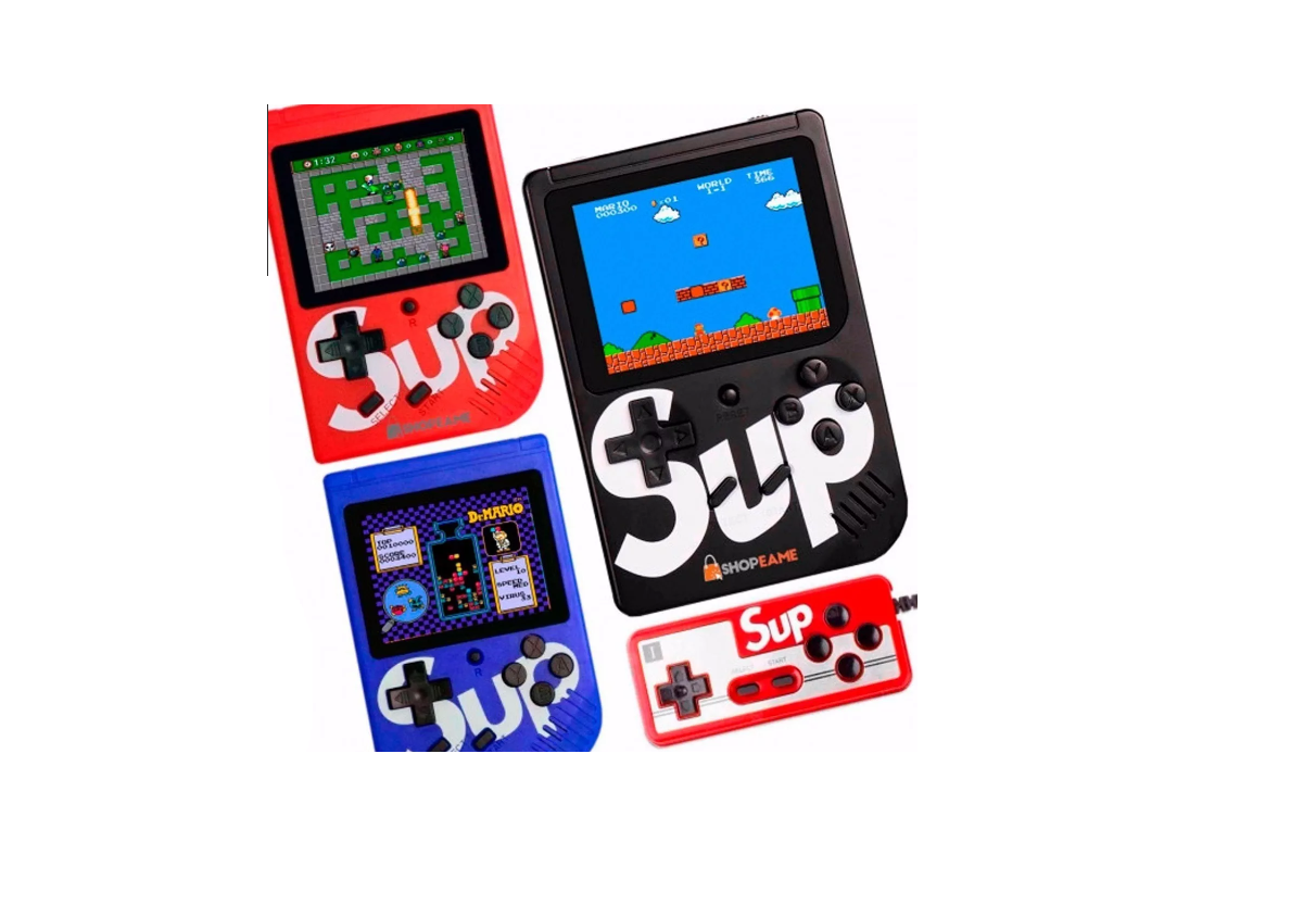 Game Boy Control 400 Juegos. Azul, Rojo Y Negro - Rappi