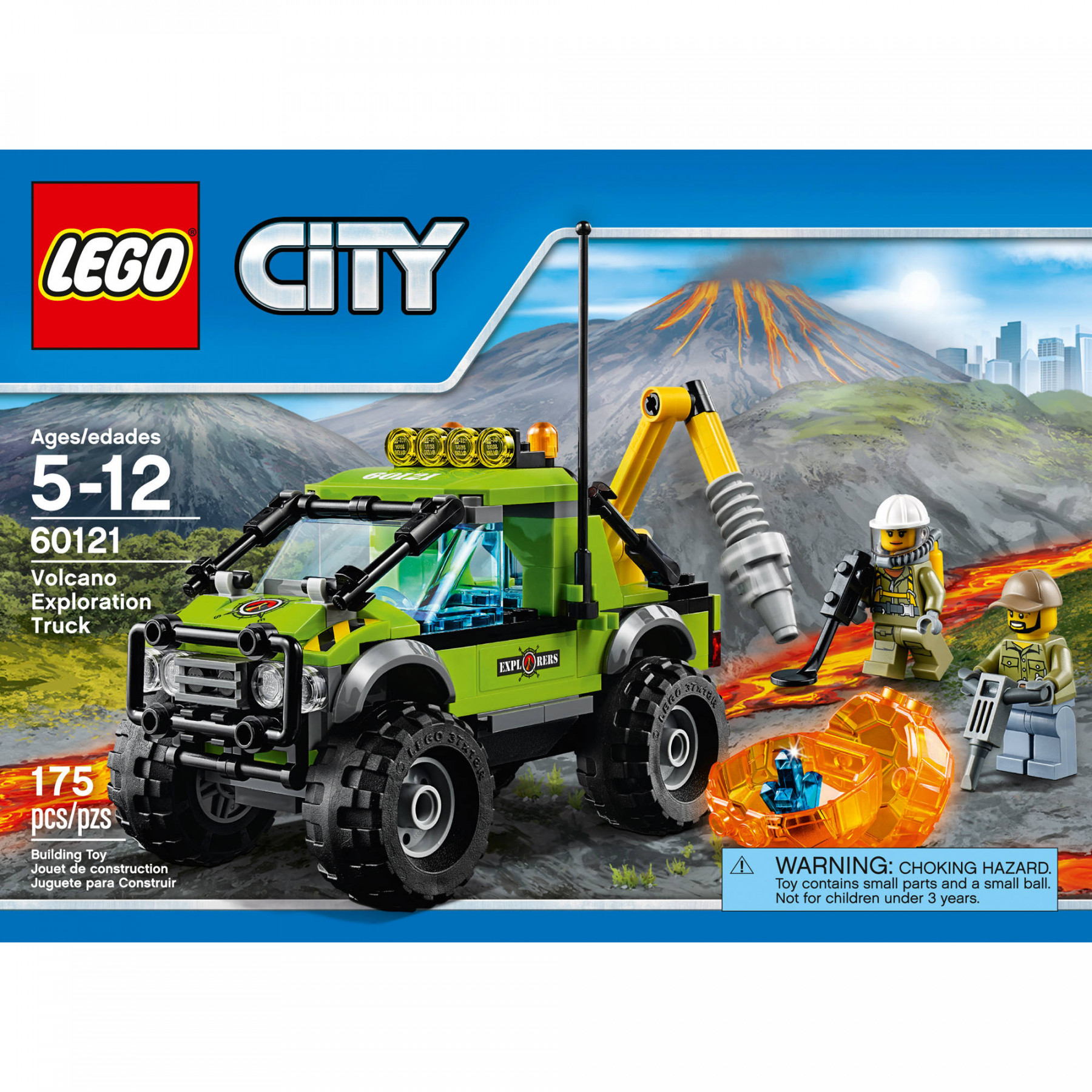 Lego 60121 City Volcán Camión De Exploración 175 Piezas - Rappi