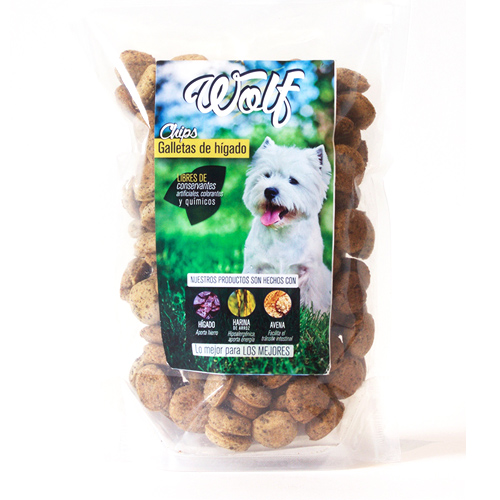 Galletas Para Perro Chips De Higado Wolf 250 Gr Snack Para Perro - Rappi