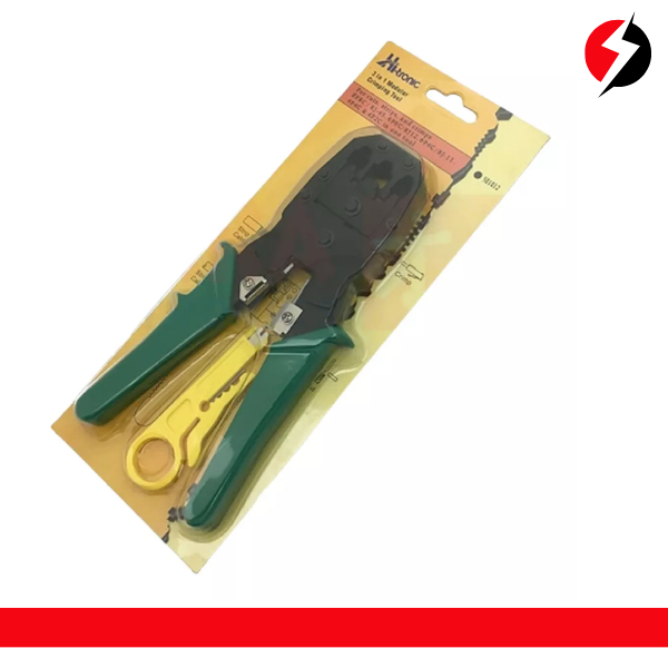 Pinza Ponchadora De Red Rj45 - Rj11 - Rj9 Con Pela Cable - Rappi