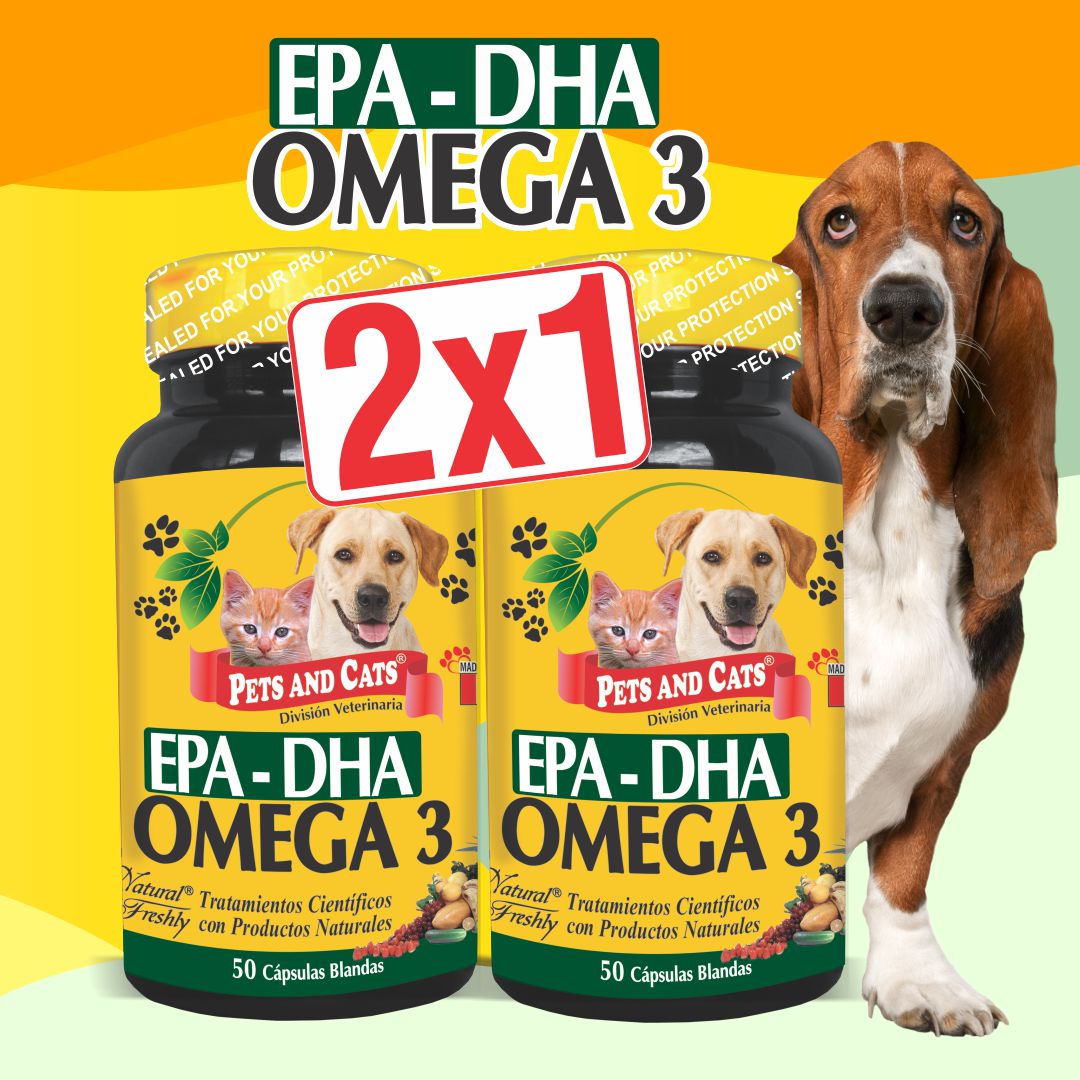 Omega 3 Para Perro Frasco X 50 Capsulas Promo Pague 1 Lleve 2 Omega ...