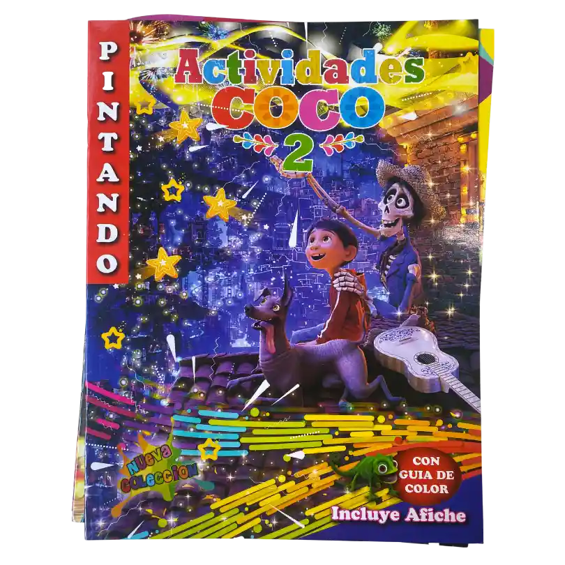 Libro Para Colorear Coco Vocales Numeros Y Abecedario - Rappi