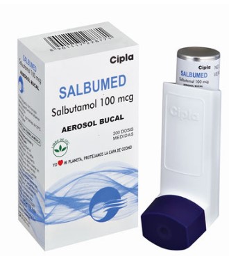 (salbumed) Salbutamol 100 Mcp Inhalador - Rappi