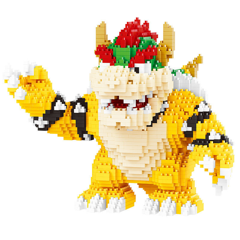 Figura Armable Bowser 2200 Fichas Blocks Serie Mario Bros - Rappi