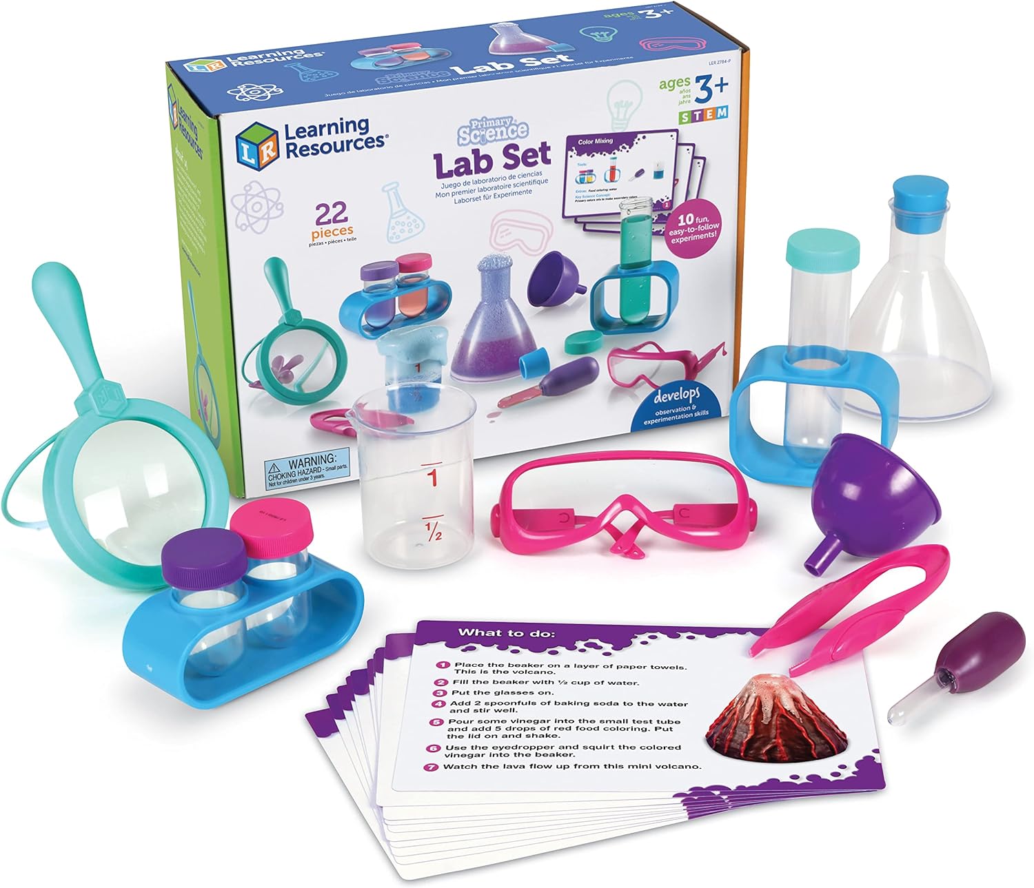 Set De Laboratorio De Ciencias Juego Stem Experimentos Niños - Rappi