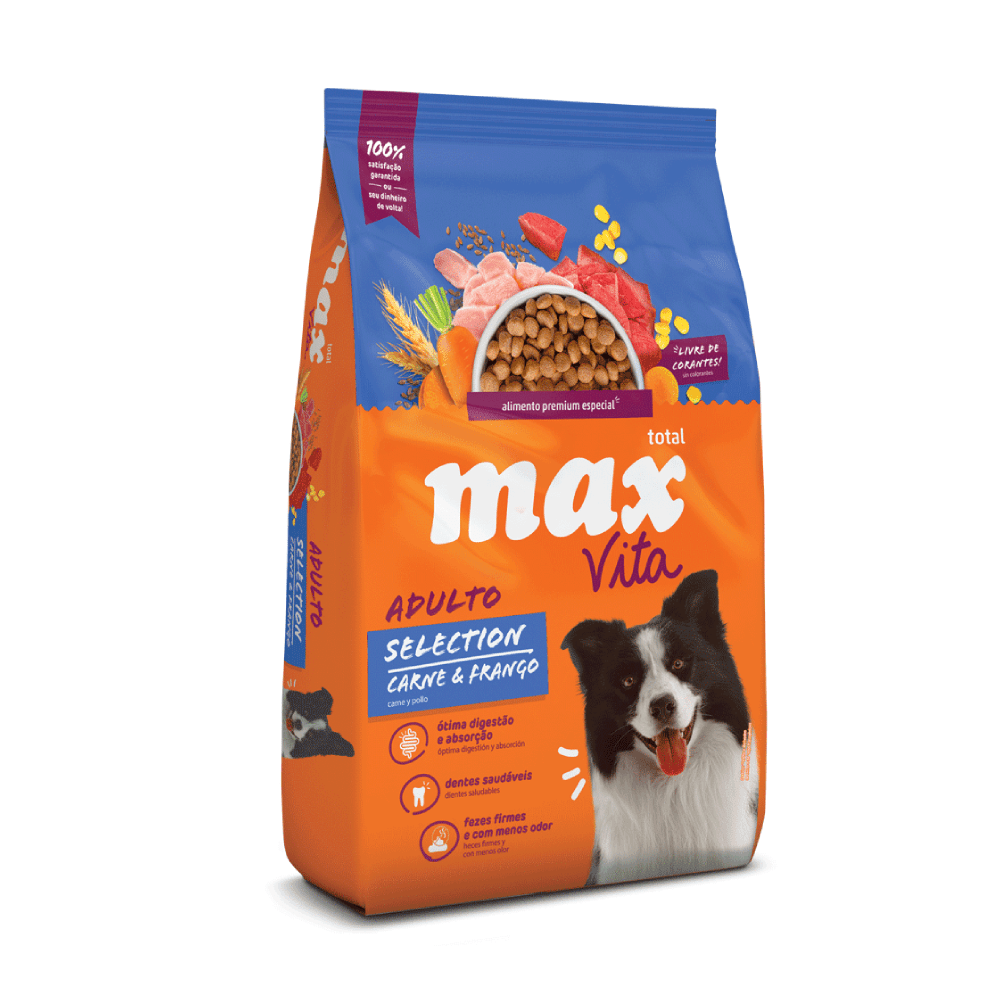 Max Alimento Para Perros Vita Adulto Selección De Carne Y Pollo Max ...