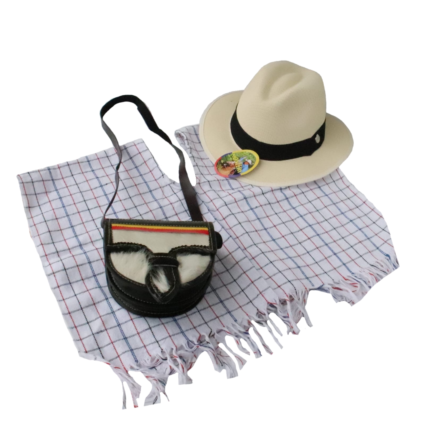 Sombrero Poncho Y Carriel Para Niños Bailes Tipicos 8 - 10 Años - Rappi