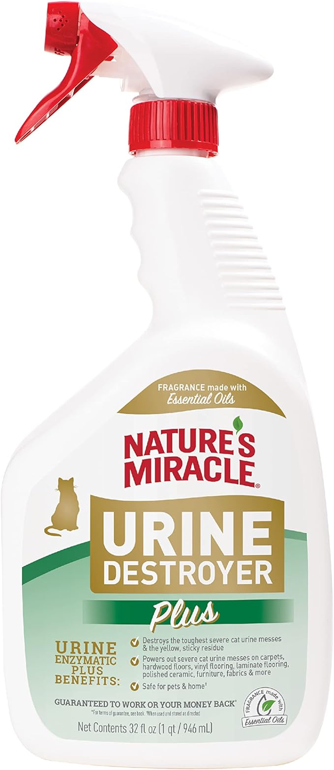 Destructor De Orina Gato Natures Miracle Limpiador Enzimatico 946 Ml Nature Miracle - Rappi