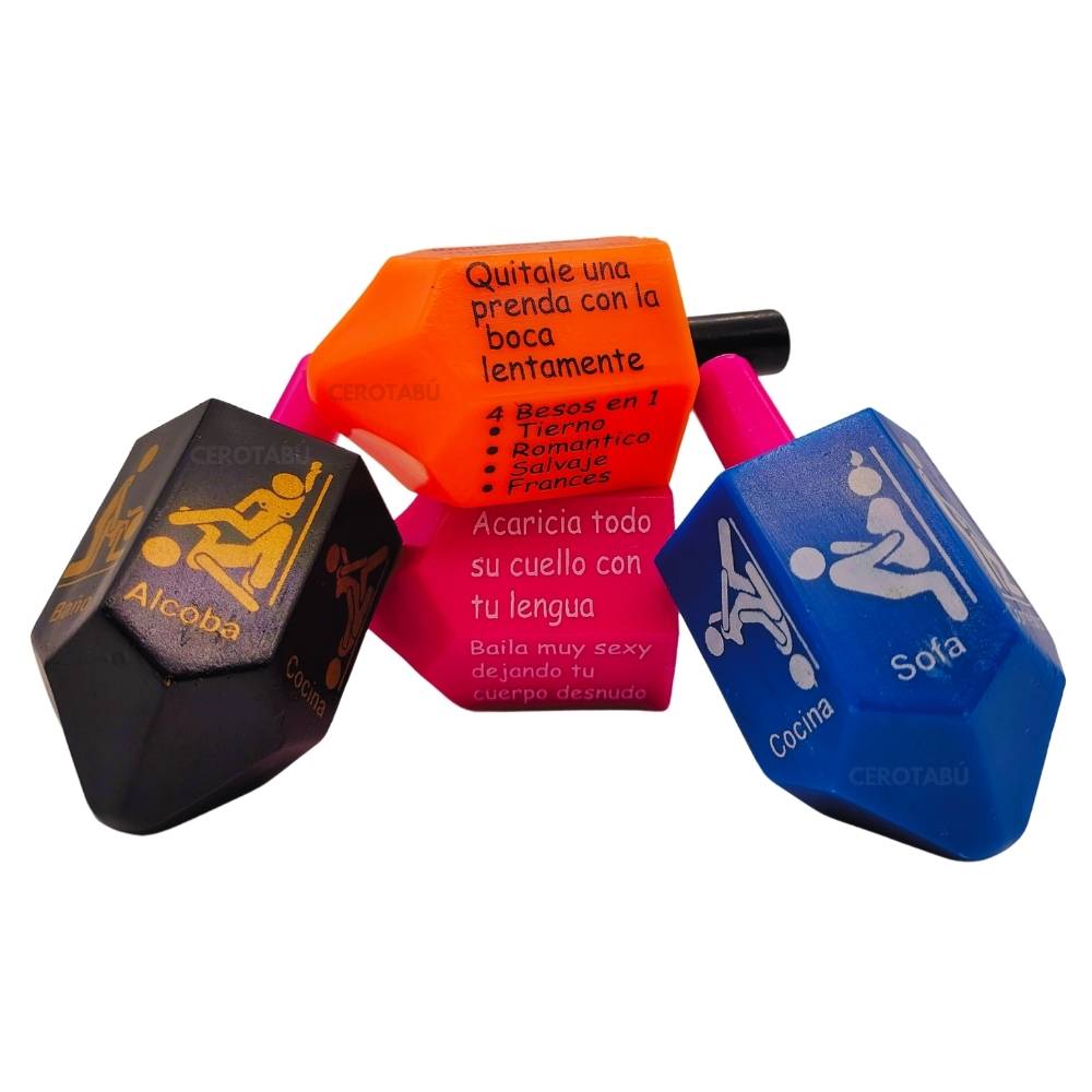 Pirinola Erótica 6 Caras Con Poses Y Lugares Previo Para Parejas ...