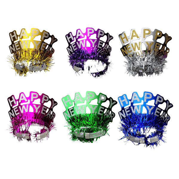 Kit Coronas Fiesta Feliz Año Nuevo X 6 Piezas Año Nuevo - Rappi