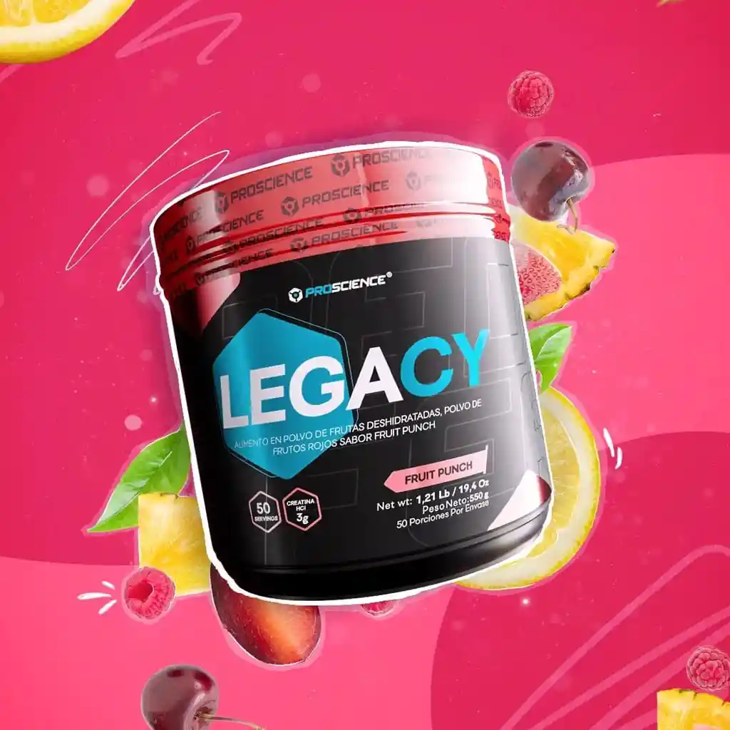 Proscience Creatina Legacy Fruit Punch 550g - Rappi