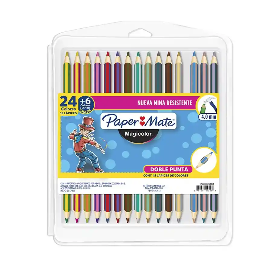 Colores Paper-mate Magicolor X15 Doble Punta 15/30 - Rappi