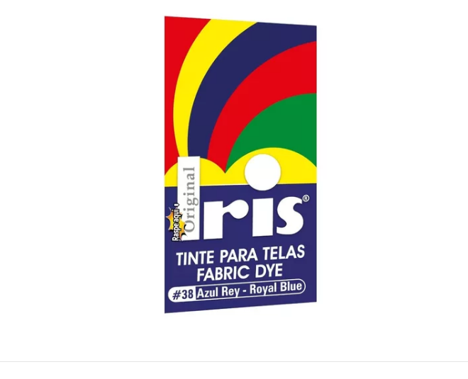 Tintura Iris Ropa Color Azul Rey Tinte Tela Pigmento Textil Colorante ...