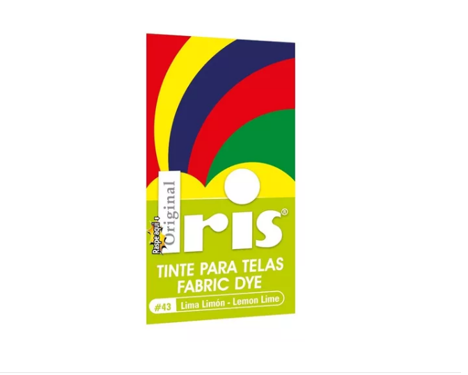 2 Tintura Iris Ropa Color Verde Lima Limon Tinte Tela Pigmento Textil ...