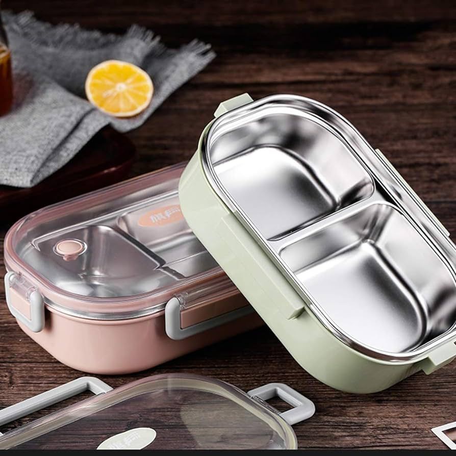 Porta Comida En Acero Inoxidable 2 Puestos - Rappi