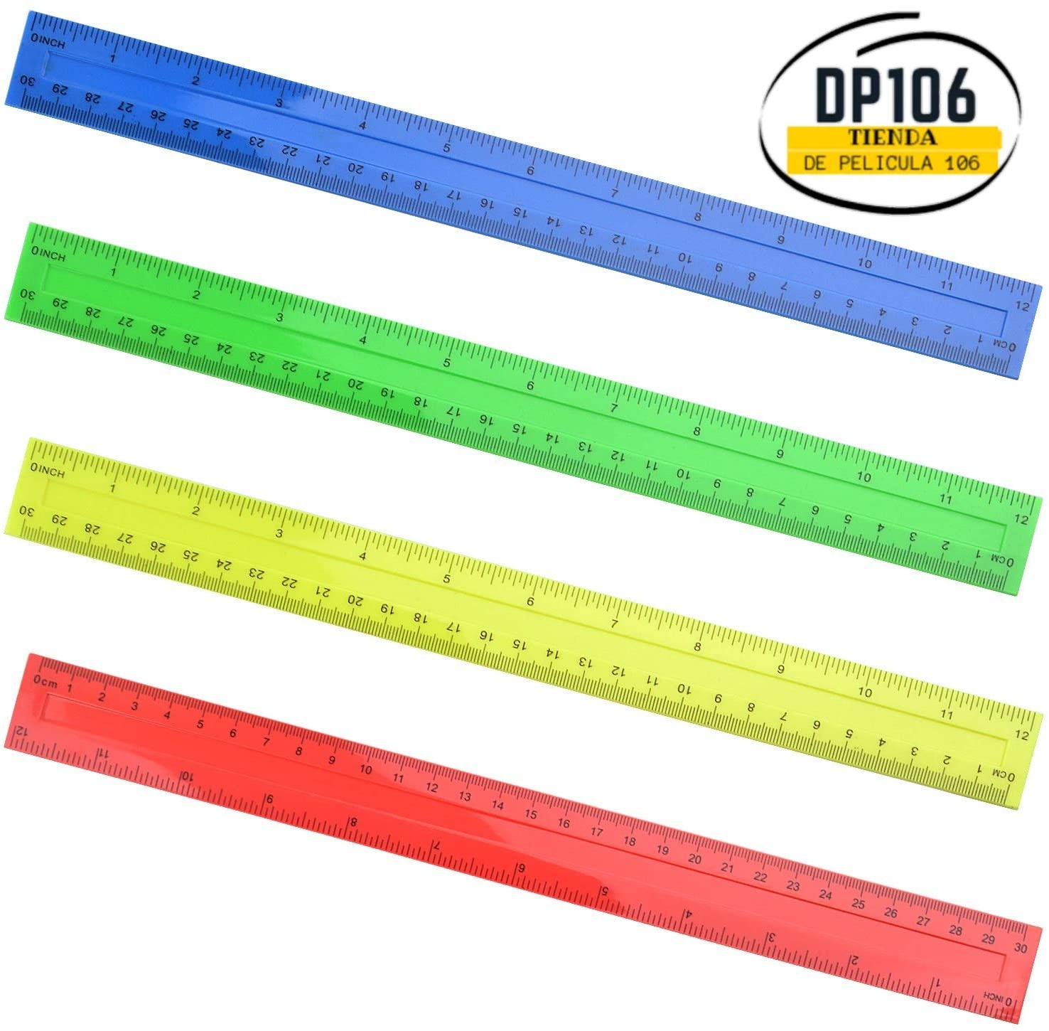 Regla Plastica De 30 Cm X 1 Und Precio - Rappi