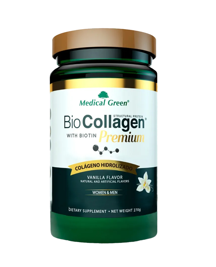 Colágeno Bio Collagen Vainilla Medical Green 270 Gr - Rappi