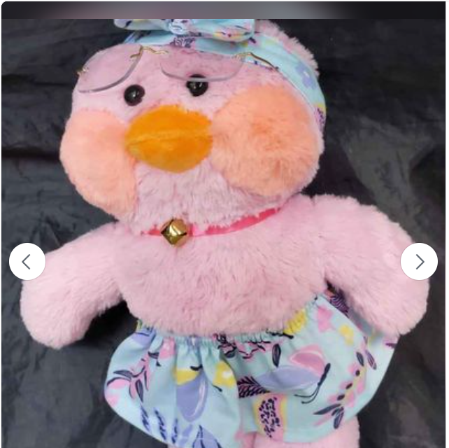 Pato Patito Peluche Lalafan Con Ropa Accesorios 33cm - Rappi