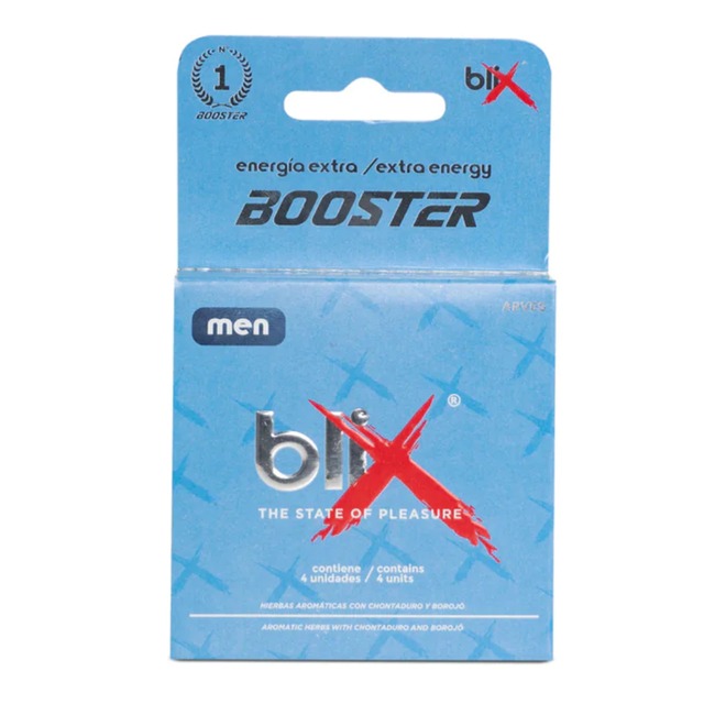Pastillas Blix Booster Masculinas Afrodisiaco Natural Hombre - Rappi