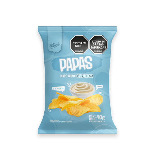 Papas Chips Sabor A Mayonesa - Rappi