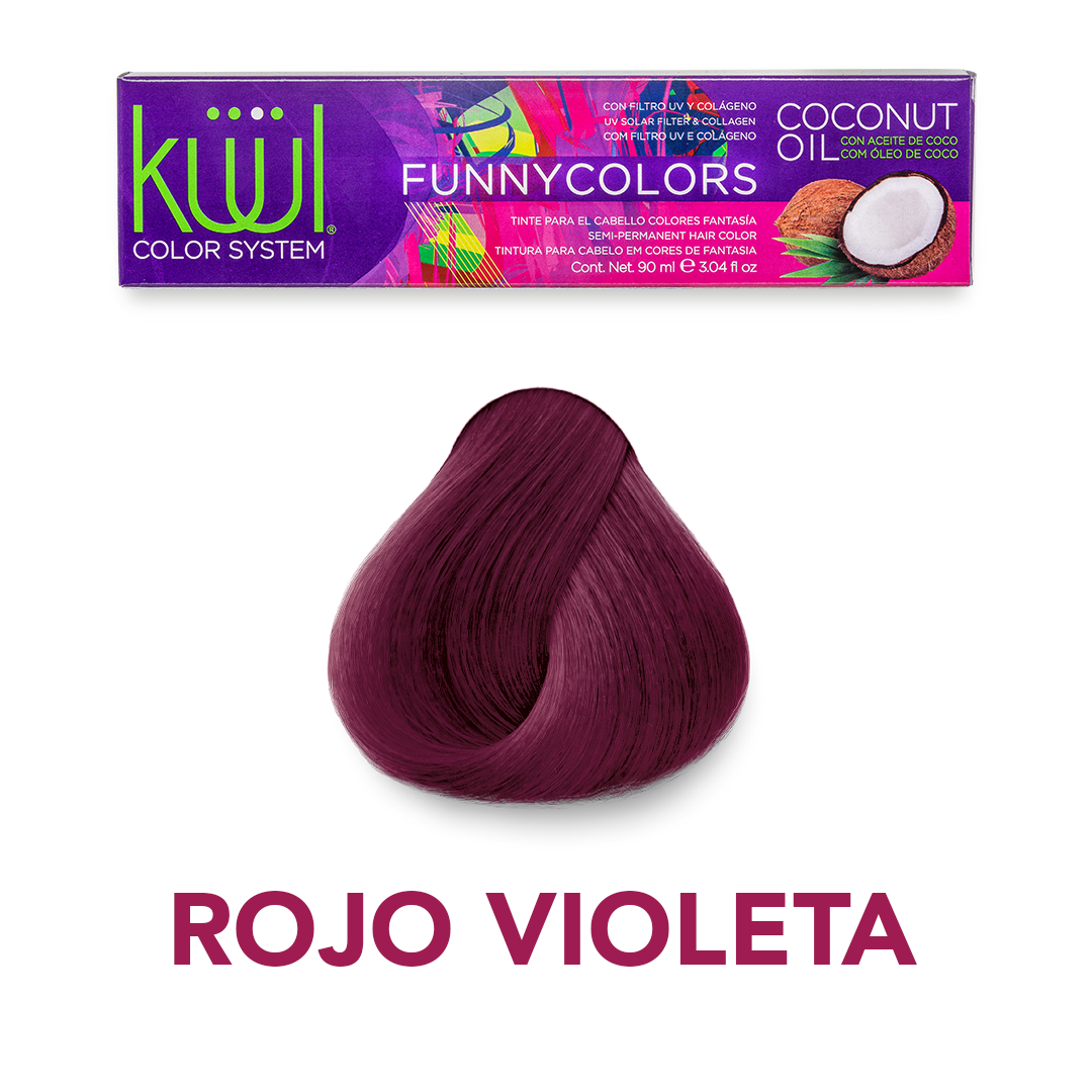 Tinte Kuul Funny Rojo Violeta 90ml - Rappi