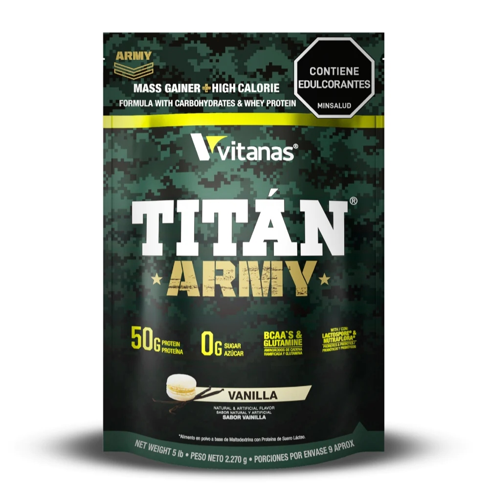 Titan Army X 5 Lb Vainilla - Rappi