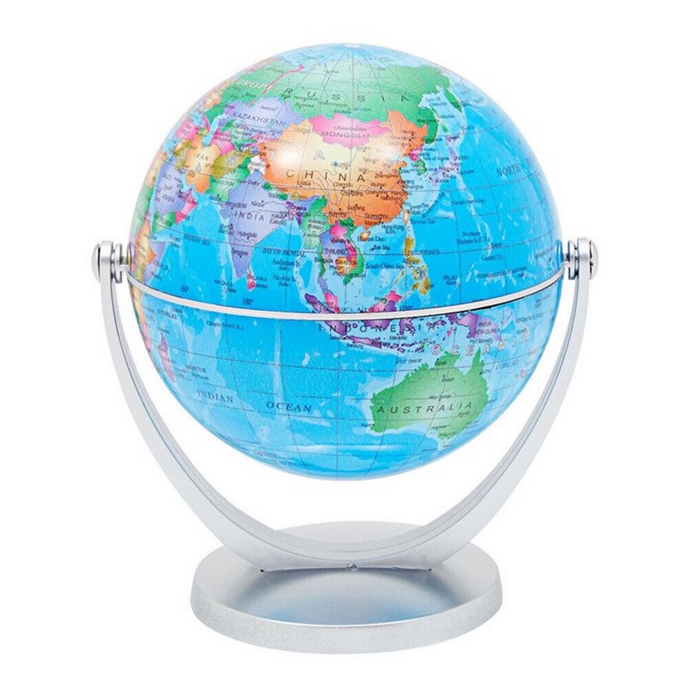 Mapamundi Globo Terráqueo De Escritorio Mundo Mapas Azul - Rappi