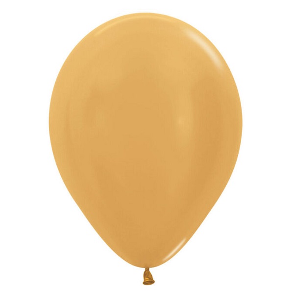 Bombas Globos R12 Metal Dorado Paquete X 10 Sempertex - Rappi