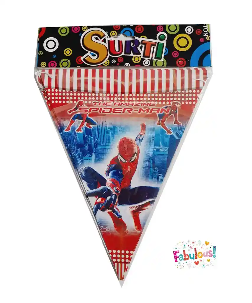 Banderines Spiderman Niño - Rappi