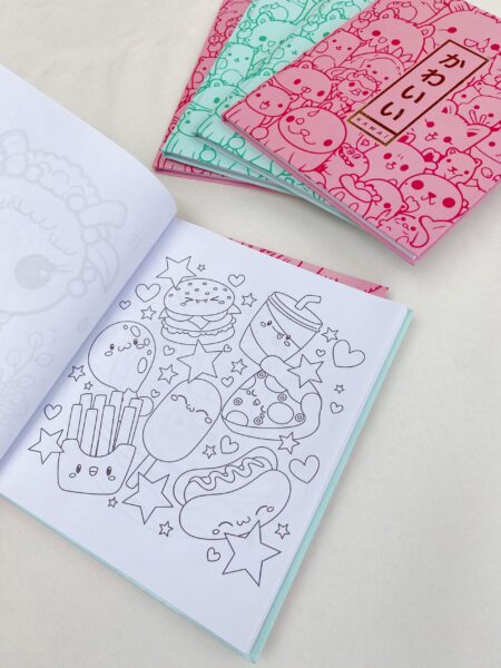 Cuaderno Colorear Para Crecer Kawai - Rappi
