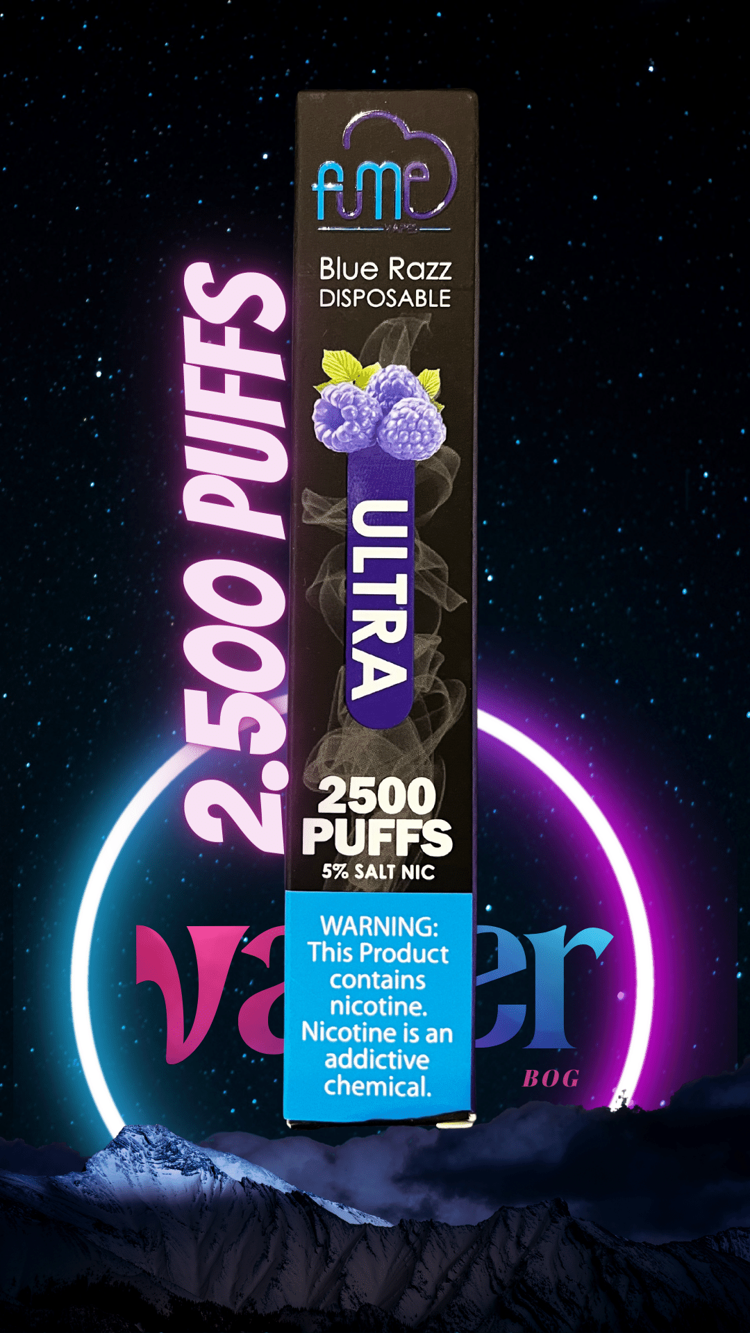 Fume Ultra Blue Razz 2500 Puffs - Rappi