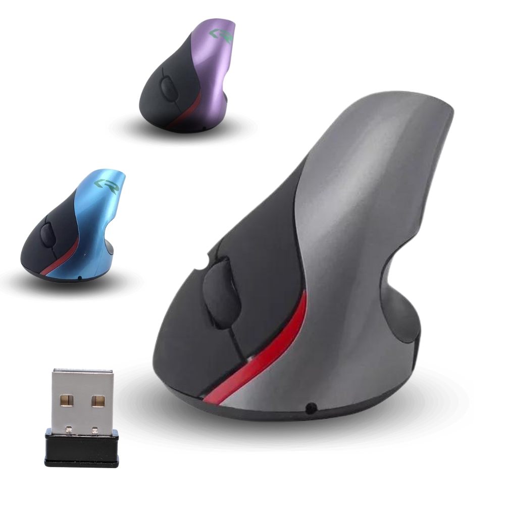 Mouse Inalambrico Vertical Ergonomico Recargable Kiro - Rappi