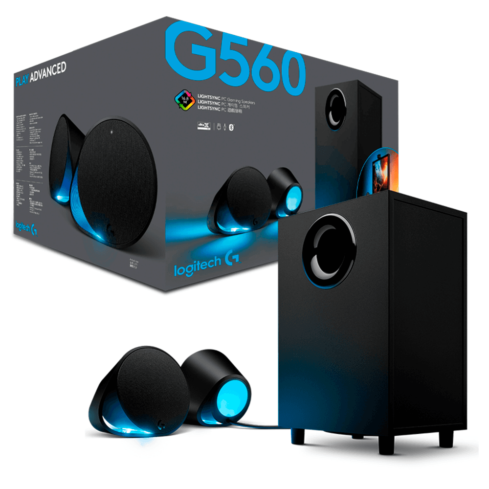 Altavoces Subwoofer Logitech G560 Bluetooth 120w / 240w Rgb - Rappi