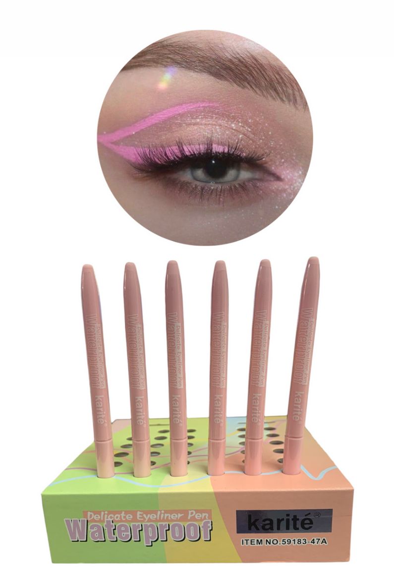 Delineador Color Rosa Pastel Waterproof En Lapiz Karite Tono 04 - Rappi